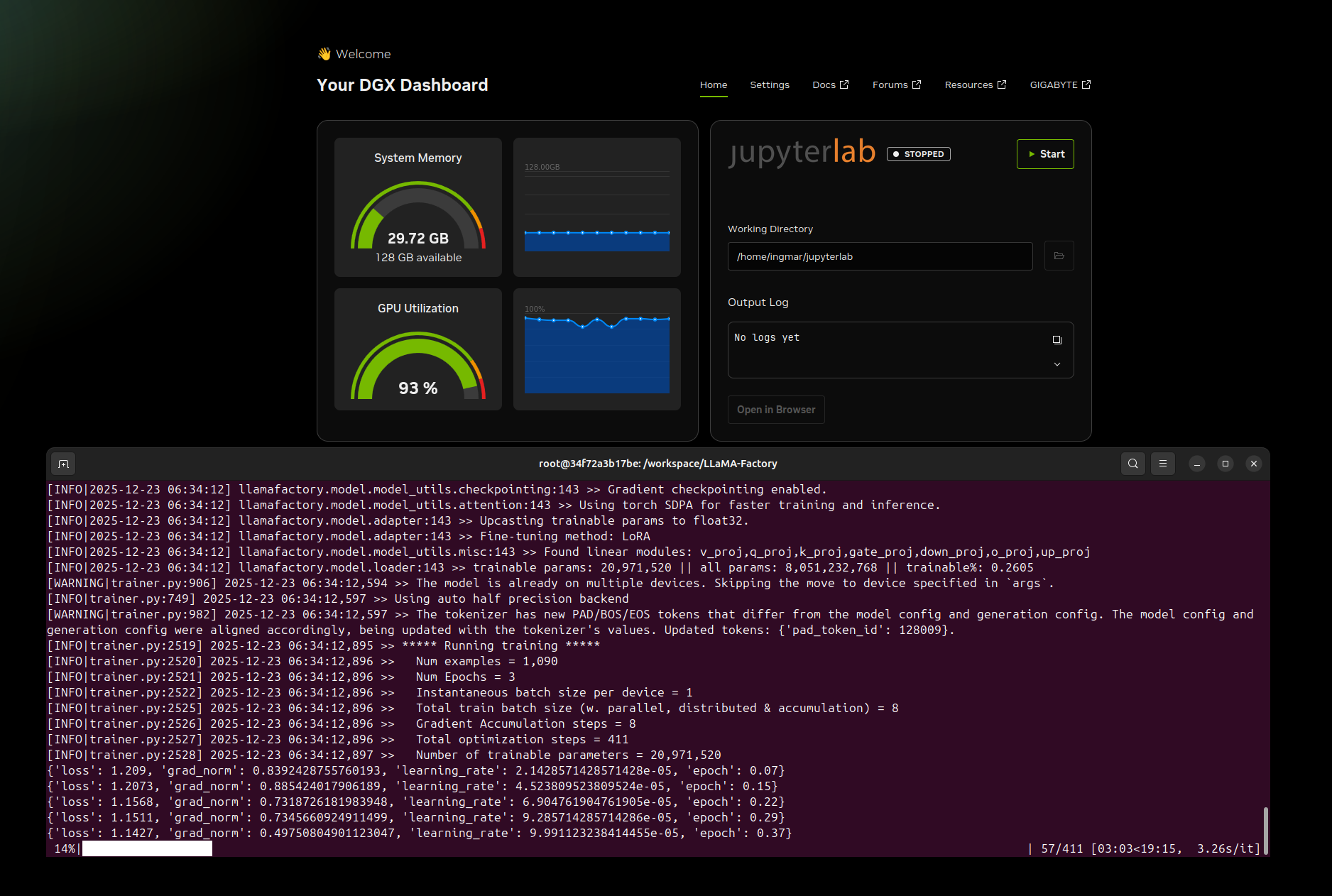 Installing LLaMA Factory on Gigabyte AI TOP ATOM: Fine-tuning Language ...
